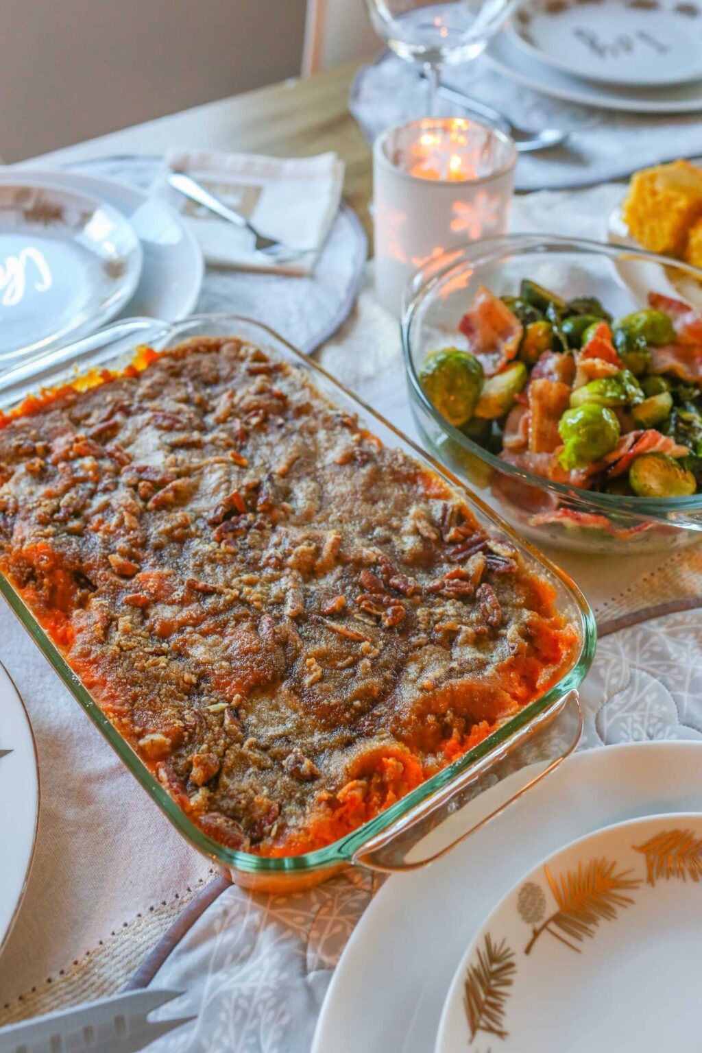 Sweet Potato Casserole with a Brown Sugar and Pecan Glaze Recipe ...
